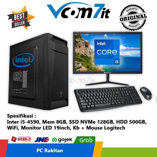 Jual PC Rakitan NEW Intel Core i3 Lengkap Untuk Office Sekolah Kasir - i5-4590 - Kota Palembang ...
