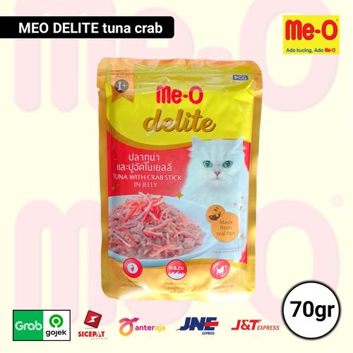 Jual Meo Delite premium cat pouch 70gr - tuna crab - Kab. Bandung ...