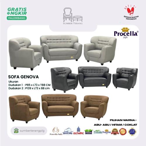 Jual Sofa Minimalis Modern Procella Genova / Kursi Tamu Minimalis Murah ...