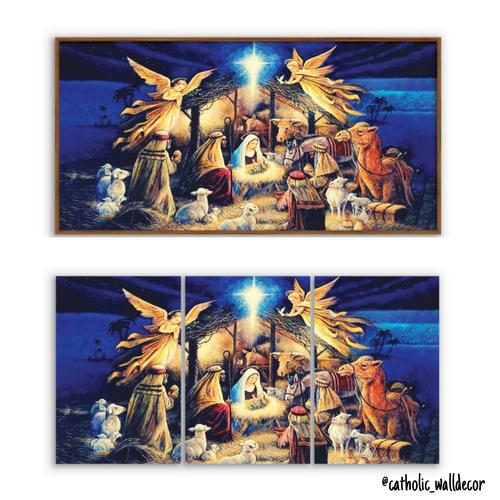 Jual Hiasan dinding Kristen Katolik Kelahiran Tuhan Yesus Nativity ...