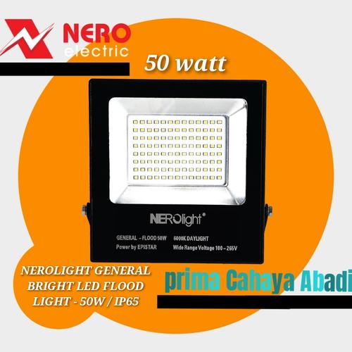 Jual NERO GENERAL BRIGHT LED FLOOD LIGHT - 50W / IP65 ( LAMPU SOROT) - WARMWHITE 3000K - Kota ...