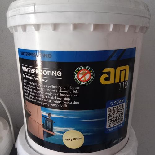 Jual waterproofing cat pelapis am110 warna milky cream 4kg - Jakarta ...