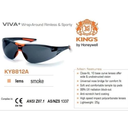 Jual Kacamata Safety / Safety Glasses KING'S KY 8812 - Jakarta Barat ...