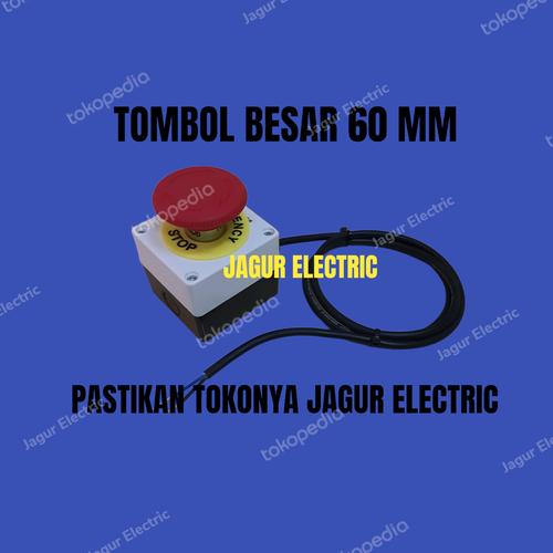 Jual TOMBOL EMERGENCY PERESMIAN/BAHAYA/DARURAT UKURAN BESAR 60 MM ...