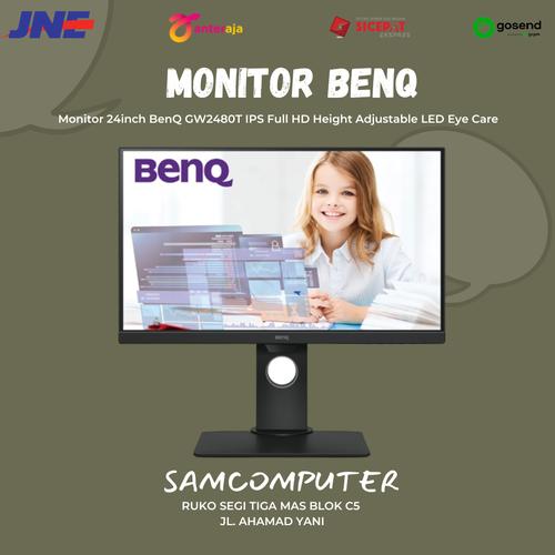 Jual Monitor 24inch BenQ GW2480T IPS Full HD Height Adjustable LED Eye ...