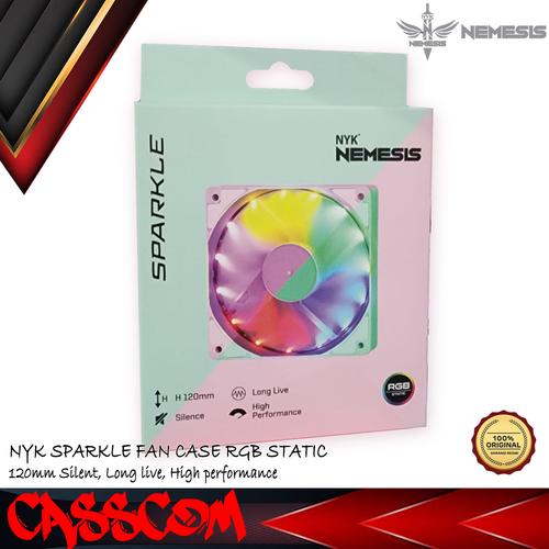 Jual Fan Case RGB NYK Nemesis Sparkle - Fan Casing Statis 12 cm - Pink ...