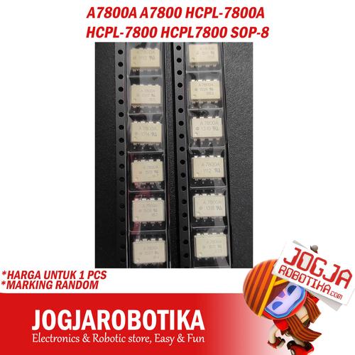 Jual A7800A A7800 HCPL-7800A HCPL-7800 HCPL7800 SOP-8 - Kab. Sleman - Jogjarobotika | Tokopedia