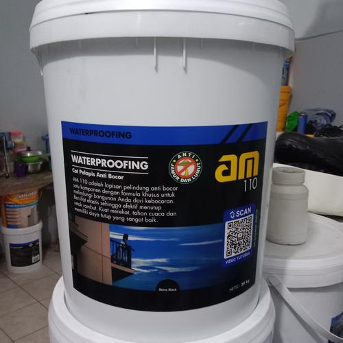 Jual waterproofing cat pelapis anti bocor am 110 warna Black 20kg ...