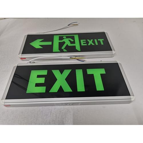 Jual Lampu Exit led 2 sisi/lampu emergency exit - exit polos kaca ... Jual Lampu Exit led 2 sisi/lampu emergency exit - exit polos kaca ...