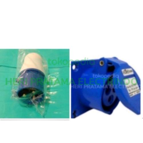 Jual PANEL MOUNTING STEKER COLOKAN STOP KONTAK GENSET 16 AMPERE 3 KAKI ...