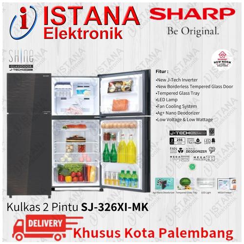 Promo SHARP KULKAS 2 PINTU 256 LITER J-TECH INVERTER SJ-326XI-MK Cicil ...