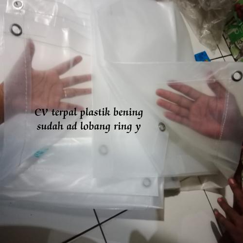 Jual plastik bening transparan UV 200micron lebar 4m uk bebas/costum ...