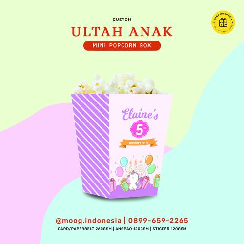Jual Custom Cetak Kemasan Mini Popcorn Box Ulang Tahun Anak ...