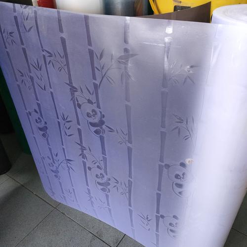 Jual plastik tutup pagar fiber plat meteran motif bambu panda - Kota ...