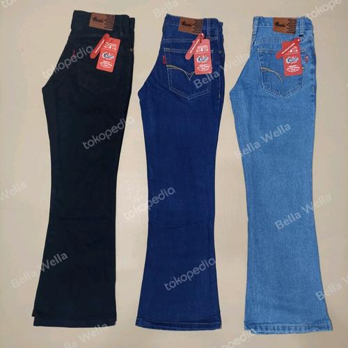 Jual Jeans Pria Cutbray Celana Laki laki komprang jadul jumbo big size ...