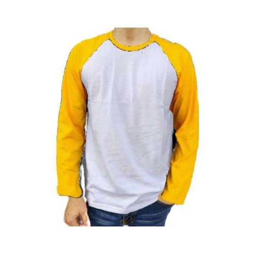 Jual Kaos polos reglan lengan panjang | kaos raglan seragam pria dan ...