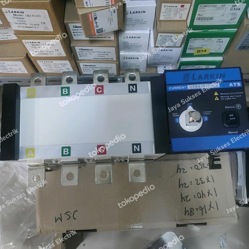 Jual LARKIN ATS 4P 250A COS MOTORIZED LTS4-G 250 Motor Otomatis ...