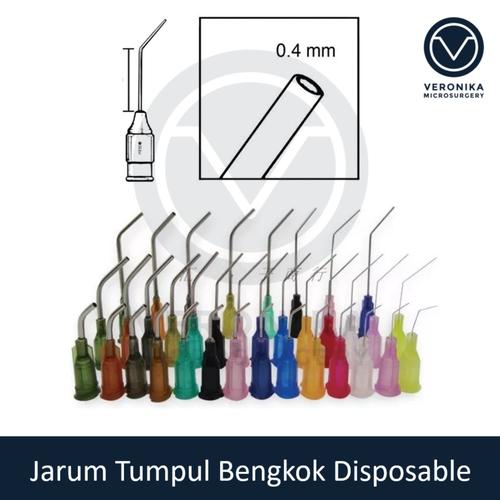 Jual Jarum Tumpul Bengkok / Kanula Lakrimal / Hidrodiseksi - 25 G ...