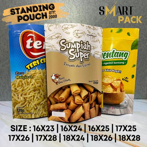 Jual STANDING POUCH CUSTOM FULL PRINT Qty 2000 pcs CETAK PACKAGING ...