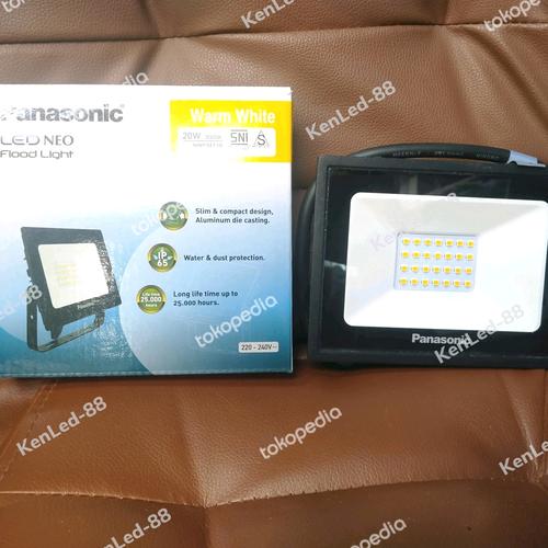 Jual Lampu Sorot Led 20W 20Watt SMD PANASONIC Led FloodLight Outdoor ...