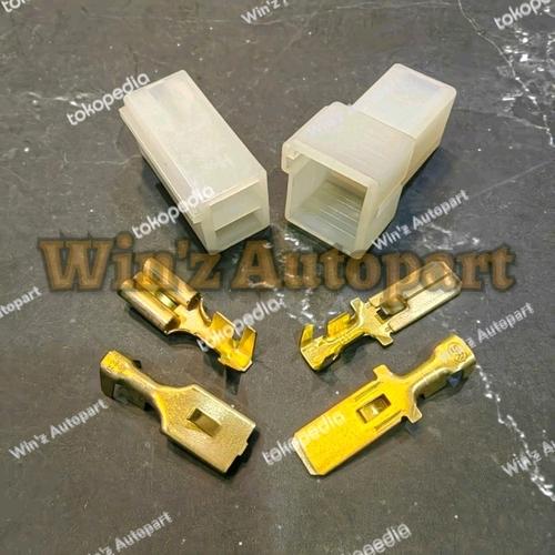 Jual SOKET 2 PIN JUMBO / SOCKET MOTOR 2 PIN JUMBO (SOCKET+TERMINAL/SKUN ...