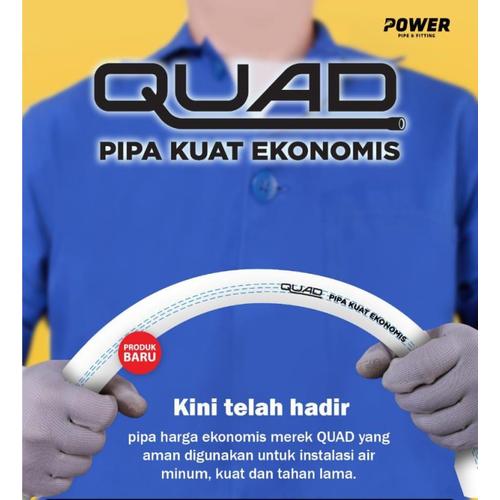 Jual Pipa Quad 3/4 inch Aw -pipa power ekonomis - pipa ekonomis 4m ...