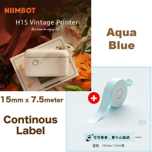 Jual New H1S Niimbot Thermal Continous Gap Label Printer Stiker ...