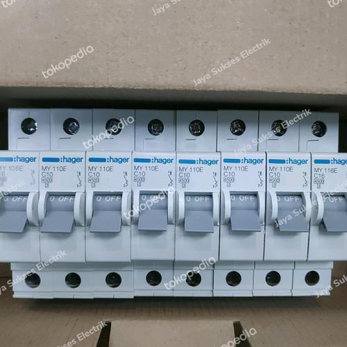 Jual MCB 1P 6A 10A 16A 20A 25A 32A 40A 4,5KA HAGER MY110E - 20A - Jakarta Pusat - Jaya Sukses ...