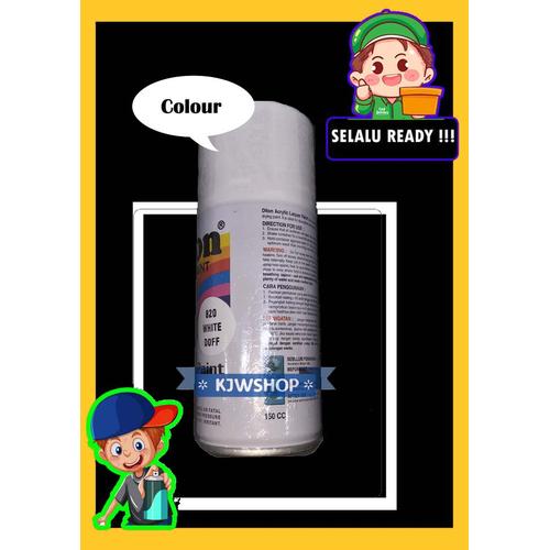 Jual White Doff Putih Dop Dof 820 DITON Cat Semprot DITON Spray Paint ...