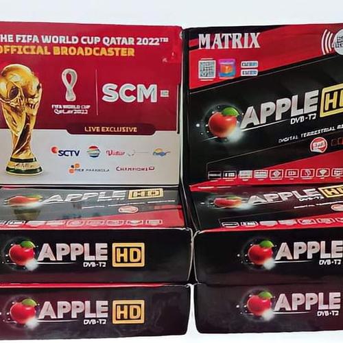 Jual SET TOP BOX MATRIX APPLE MERAH HD DVB-T2 RECEIVER TV DIGITAL ...