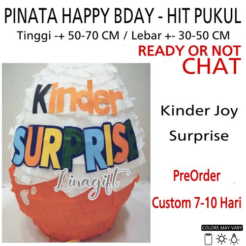 Jual PINATA KINDER JOY SURPRISE HAPPY BIRTHDAY ULANG TAHUN READY GOJEK ...