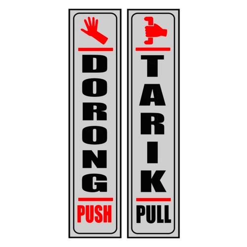 Jual STIKER LABEL PINTU DORONG TARIK - Kota Tangerang Selatan ...