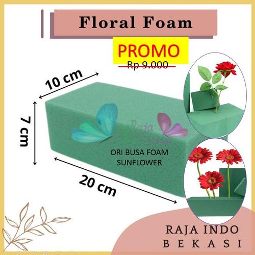 Jual BUSA KERING Sun Flower FLORAL FOAM Gabus BUSA TANAMAN PLASTIK ...