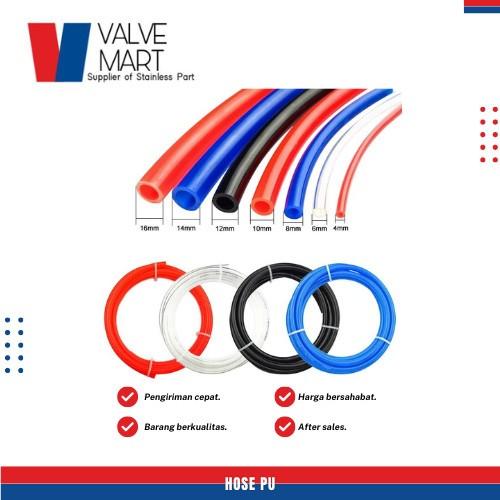 Jual Selang pu pollyurethane ukuran OD 8mm x 5mm meteran - Jakarta Barat - Valve Mart Indo ...
