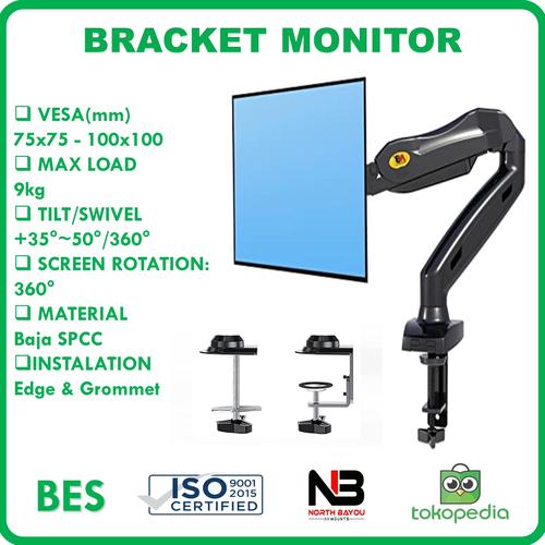 Jual Bracket monitor komputer north bayou 17 19 22 24 25 26 27 30 inch ...