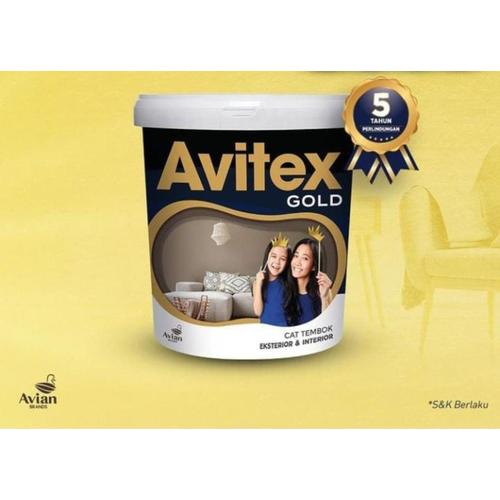 Jual Avitex gold cat tembok interior & eksterior kemasan 25kg Khusus ...