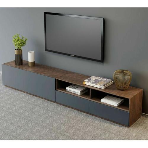 Jual Meja tv meja tv minimalis modern finishing hpl - 120x40x45, custom ...