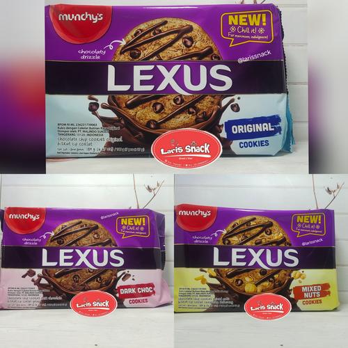 Jual Biskuit Munchys Lexus New Chocolate Chip Cookies Family Pack 189gr ...