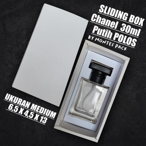 Jual SLIDE BOX POLOSAN / CHANEL 30ml / Sliding Box parfum PUTIH - Kota ...