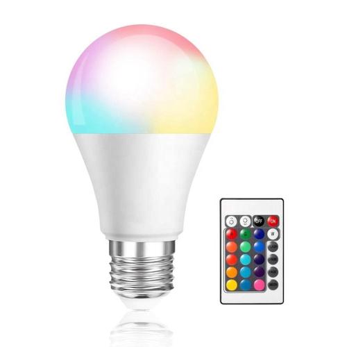 Promo Lampu Bohlam RGB LED Warna Warni Remote Control - 3 Watt ...