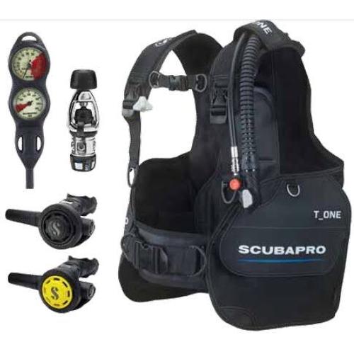 Jual SCUBAPRO BCD T-One + Regulator + Octopus R095 + Double Gauge - Kab ...