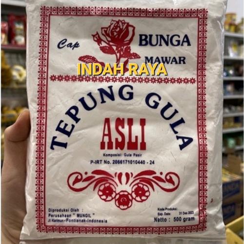 Jual TEPUNG GULA cap BUNGA MAWAR 500g/ gula halus - Kota Pontianak ...
