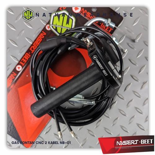 Jual Gas Spontan Kontan Full CNC 2 Kabel Racing Universal Nassert Beet ...