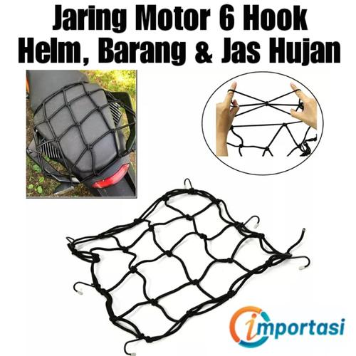 Jual Jaring Motor Hook Tali Pengikat Barang Helm Jas Hujan Tas Net ...