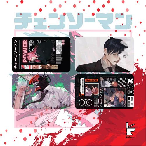 Jual Sticker kartu e-money anime chainsaw man hologram - DENJI ...
