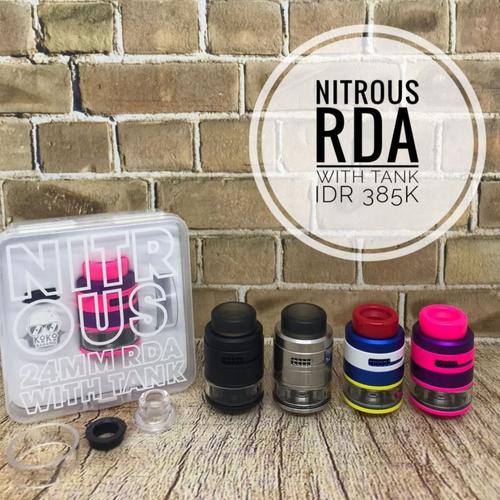 Jual Nitrous 24mm RDA with Tank bh Kokosarang Damnvape - Jakarta Pusat ...