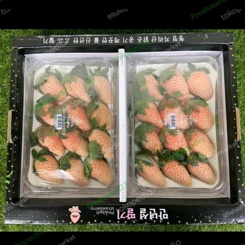Jual Strawberry Pinkberry Korea Super Manis 2 pack / box - Jakarta ...