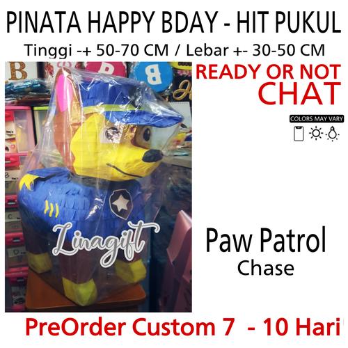 Jual Pinata paw patrol happy birthday preorder grab instant only - Isi ...