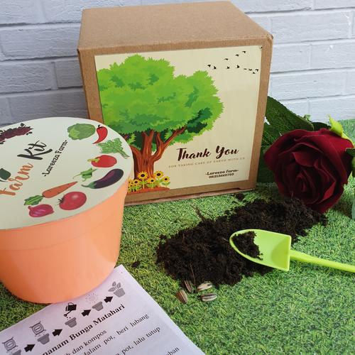 Promo Hampers Anak Hadiah Ulang Tahun Paket Farming Kit Menanam Buah ...