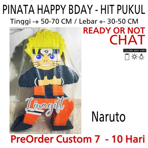 Jual PINATA HAPPY BIRTHDAY ULANG TAHUN NARUTO READY GRAB INSTANT ...